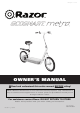 RAZOR ECOSMART METRO OWNER'S MANUAL Pdf Download | ManualsLib