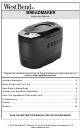 Breadmaker - Free Pdf Manuals Download | ManualsLib