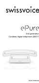 SWISSVOICE EPURE USER MANUAL Pdf Download | ManualsLib