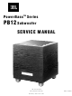 JBL POWERBASS PB12 SERVICE MANUAL Pdf Download | ManualsLib