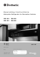 DOMETIC RMD 8501 OPERATING INSTRUCTIONS MANUAL Pdf Download | ManualsLib