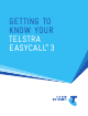 TELSTRA EASYCALL 3 USER MANUAL Pdf Download | ManualsLib