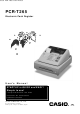 CASIO PCR T265 - ELECTRONIC CASH REGISTER USER MANUAL Pdf Download ...