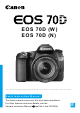 CANON EOS 70D INSTRUCTION MANUAL Pdf Download | ManualsLib