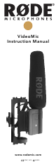 RODE MICROPHONES STEREO VIDEOMIC INSTRUCTION MANUAL Pdf Download ...