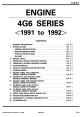 MITSUBISHI 4G63 SERVICE MANUAL Pdf Download | ManualsLib