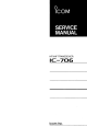 ICOM IC-706 SERVICE MANUAL Pdf Download | ManualsLib