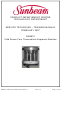 SUNBEAM EM6910 CAFE SERIES INSTRUCTION BOOKLET Pdf Download | ManualsLib