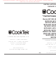 COOKTEK MC1800 OWNER'S MANUAL Pdf Download | ManualsLib