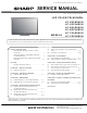 SHARP AQUOS LC-60C6400U OPERATION MANUAL Pdf Download | ManualsLib