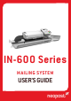 NEOPOST IN-600 SERIES USER MANUAL Pdf Download | ManualsLib