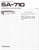 PIONEER SA-710 SERVICE MANUAL Pdf Download | ManualsLib