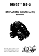 DINGO K9-3 OPERATION & MAINTENANCE MANUAL Pdf Download | ManualsLib