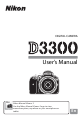 NIKON D3300 USER MANUAL Pdf Download | ManualsLib
