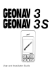 GEONAV 3 USER AND INSTALLATION MANUAL Pdf Download | ManualsLib