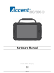 ACCENT 800 USER MANUAL Pdf Download | ManualsLib
