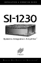 NILES SI-1230 INSTALLATION & OPERATION MANUAL Pdf Download | ManualsLib