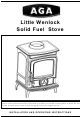 AGA LITTLE WENLOCK INSTALLATION AND OPERATION INSTRUCTIONS MANUAL Pdf ...