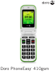 DORO PHONEEASY 410GSM USER MANUAL Pdf Download | ManualsLib