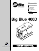 MILLER BIG BLUE 400D OWNER'S MANUAL Pdf Download | ManualsLib