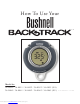 BUSHNELL BACKTRACK 360051 GPS QUICK START MANUAL | ManualsLib