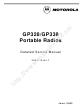 MOTOROLA GP328 USER MANUAL Pdf Download | ManualsLib