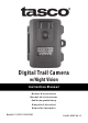 TASCO DIGITALTRAIL 119215C SCOUTING CAMERA INSTRUCTION MANUAL | ManualsLib