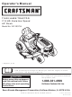 CRAFTSMAN T1200 OPERATOR'S MANUAL Pdf Download | ManualsLib