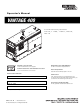 LINCOLN ELECTRIC VANTAGE 400 SERVICE MANUAL Pdf Download | ManualsLib