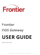 FRONTIER FIOS TV USER MANUAL Pdf Download | ManualsLib