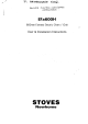 STOVES EFA600H USER & INSTALLATION INSTRUCTIONS MANUAL Pdf Download ...