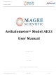 MAGEE SCIENTIFIC AETHALOMETER AE33 USER MANUAL Pdf Download | ManualsLib