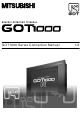 MITSUBISHI GOT1000 SERIES CONNECTION MANUAL Pdf Download | ManualsLib