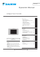 DAIKIN INTELLIGENT TOUCH CONTROLLER DCS601C51 OPERATION MANUAL Pdf ...
