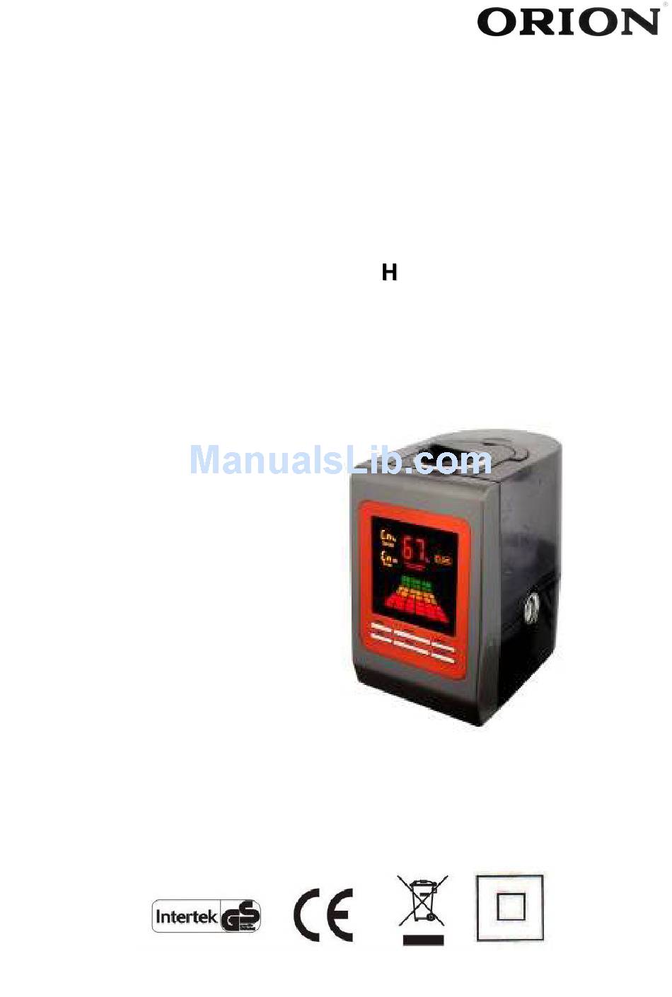 ORION ORH-021CW USER MANUAL Pdf Download | ManualsLib
