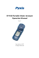 PYXIS SP-910 OPERATION MANUAL Pdf Download | ManualsLib