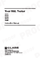 CLARE H101 INSTRUCTION MANUAL Pdf Download | ManualsLib