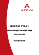 AREVA MICOM P341 OPERATION MANUAL Pdf Download | ManualsLib