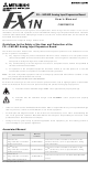 Fx1n - Free Pdf Manuals Download | ManualsLib