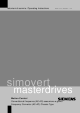 SIEMENS SIMOVERT MASTERDRIVES MANUAL Pdf Download | ManualsLib