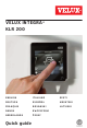 Notice Velux Integra Klr 200 | Klr 200 Velux – ULJAA