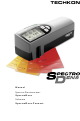 TECHKON SPECTRODENS MANUAL Pdf Download | ManualsLib