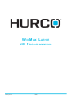HURCO WINMAX PROGRAMMING MANUAL Pdf Download | ManualsLib