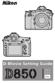 NIKON D850 MENU MANUAL Pdf Download | ManualsLib