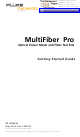 FLUKE MULTIFIBER PRO USER MANUAL Pdf Download | ManualsLib
