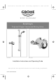 GROHE AVENSYS INSTALLATION INSTRUCTIONS AND OPERATING MANUAL Pdf ...