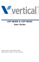 VERTICAL LDP-9030D QUICK MANUAL Pdf Download | ManualsLib