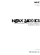 NEC NEAX 2400 ICS FEATURES MANUAL Pdf Download | ManualsLib