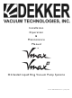 DEKKER VMAX SERIES INSTALLATION, OPERATION & MAINTENANCE MANUAL Pdf ...