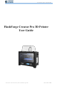 FLASHFORGE CREATOR PRO USER MANUAL Pdf Download | ManualsLib